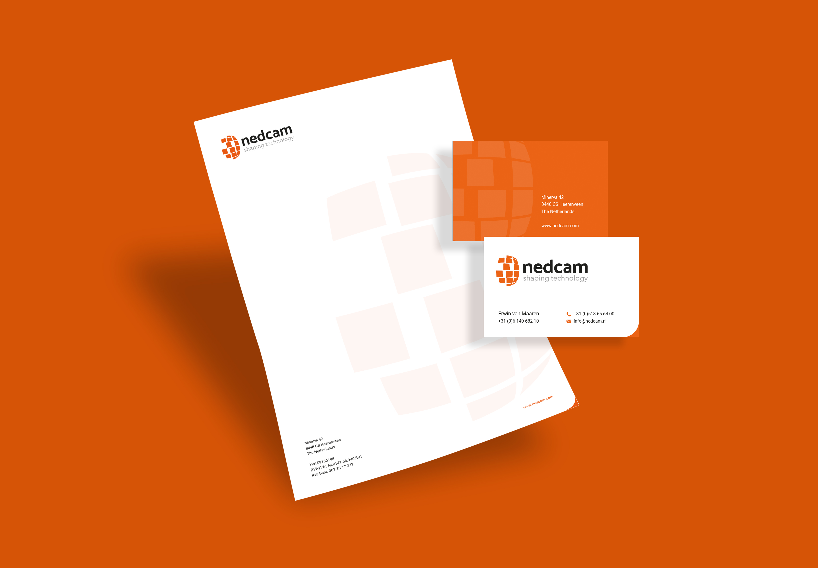 Redesign logo en huisstijl voor Nedcam - Logomaken.nl
