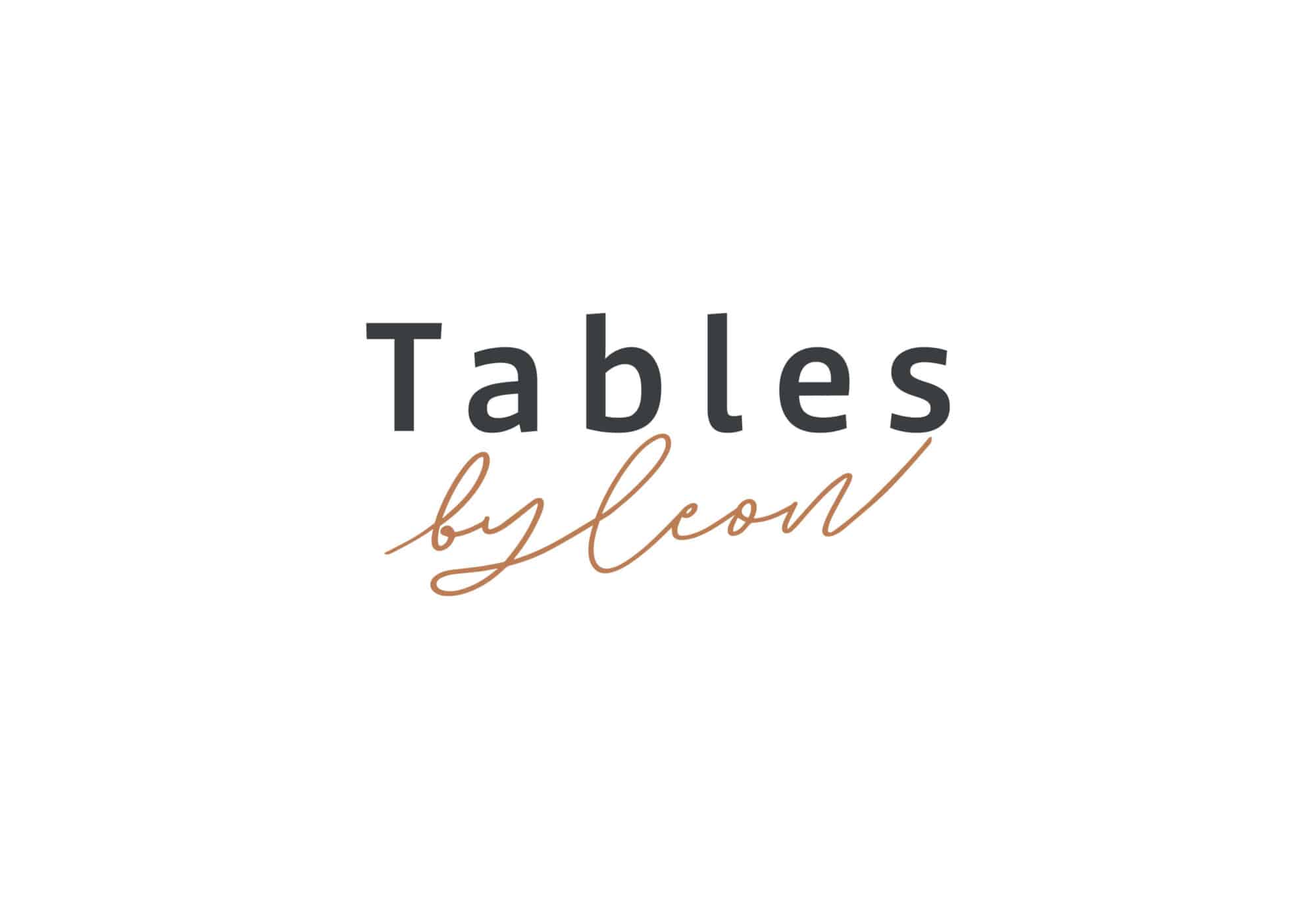 Huisstijl ontwerp voor Tables by Leon - Logomaken.nl